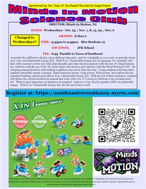 Southeast Recreation: Minds In Motion